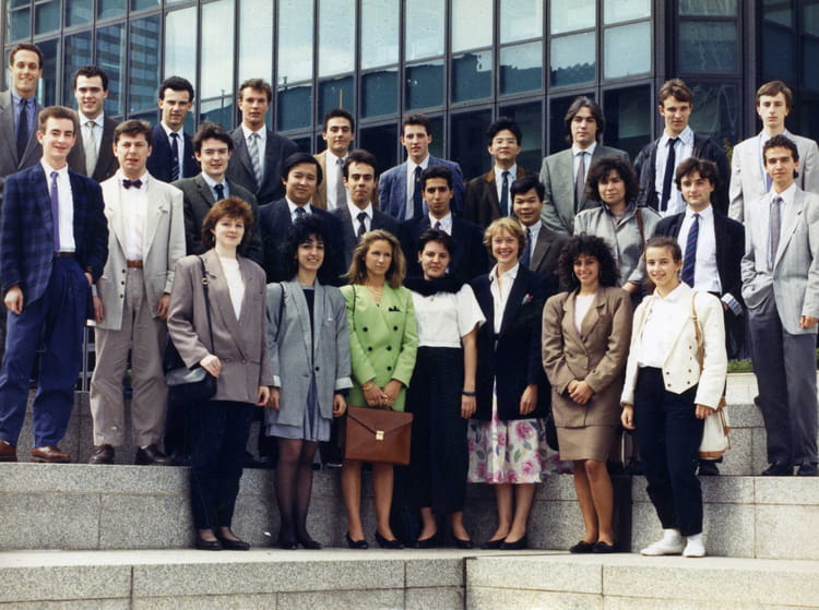 Photo de classe Premiers stagiaires IUT Arthur Andersen Informatique de ...