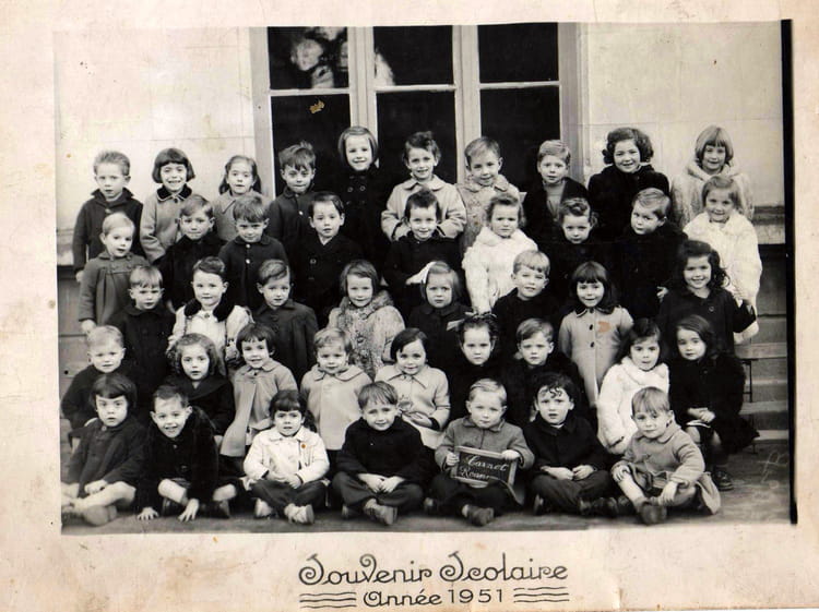 Photo de classe Maternelle Carnot de 1951, CARNOT - Copains d'avant