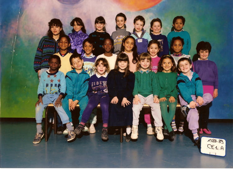 Photo de classe CE1A de 1988, Ecole (75013) - Copains d'avant