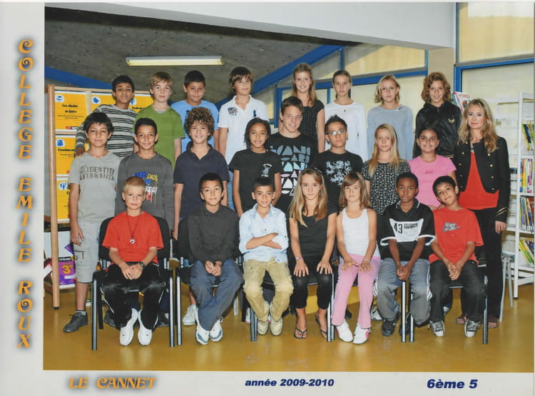 Photo de classe 6ème de 2009, Collège Emile Roux - Copains d'avant
