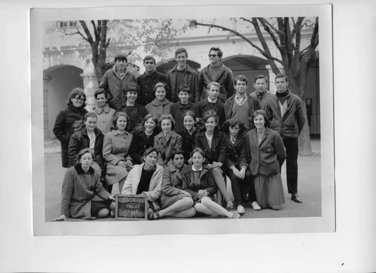 Photo de classe 3ème A - 1966-67 de 1966, Collège Antoine Risso ...
