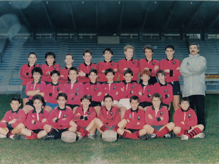 Photo de classe école de rugby rct 1987 de 1987, RUGBY CLUB TOULONNAIS ...