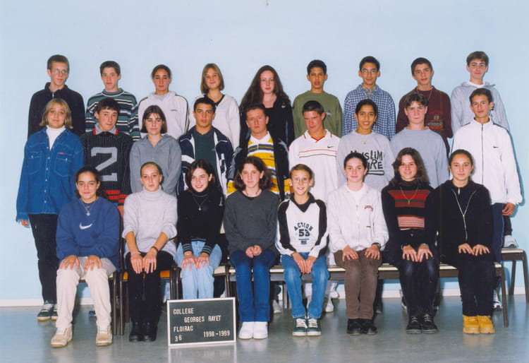 Photo de classe 3ème 6 (1998-1999) de 1998, Collège Georges Rayet ...