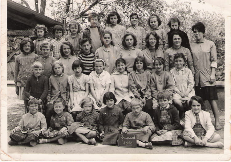Photo de classe Guiscard 1962 de 1962, Ecole Marcel Poulin (Guiscard ...