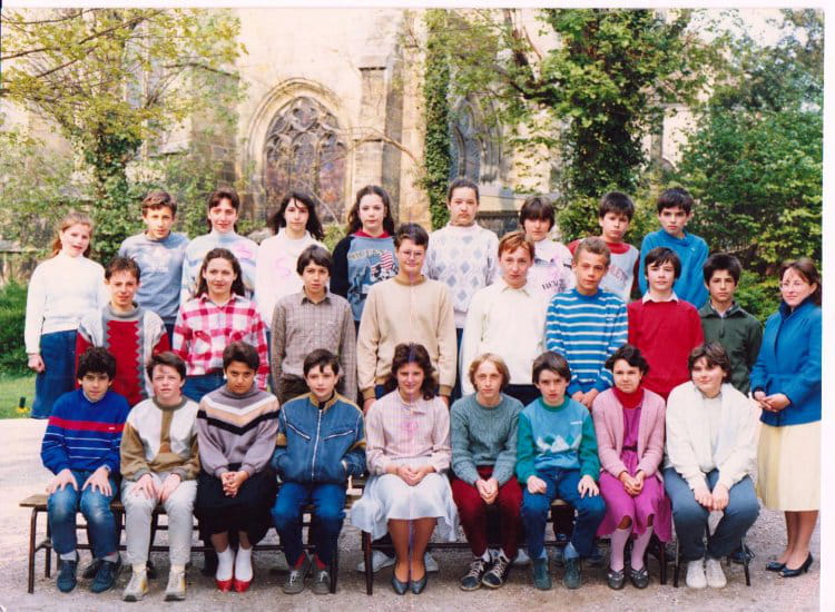 Photo de classe Classe de madame goret de 1985, Collège Saint-didier ...