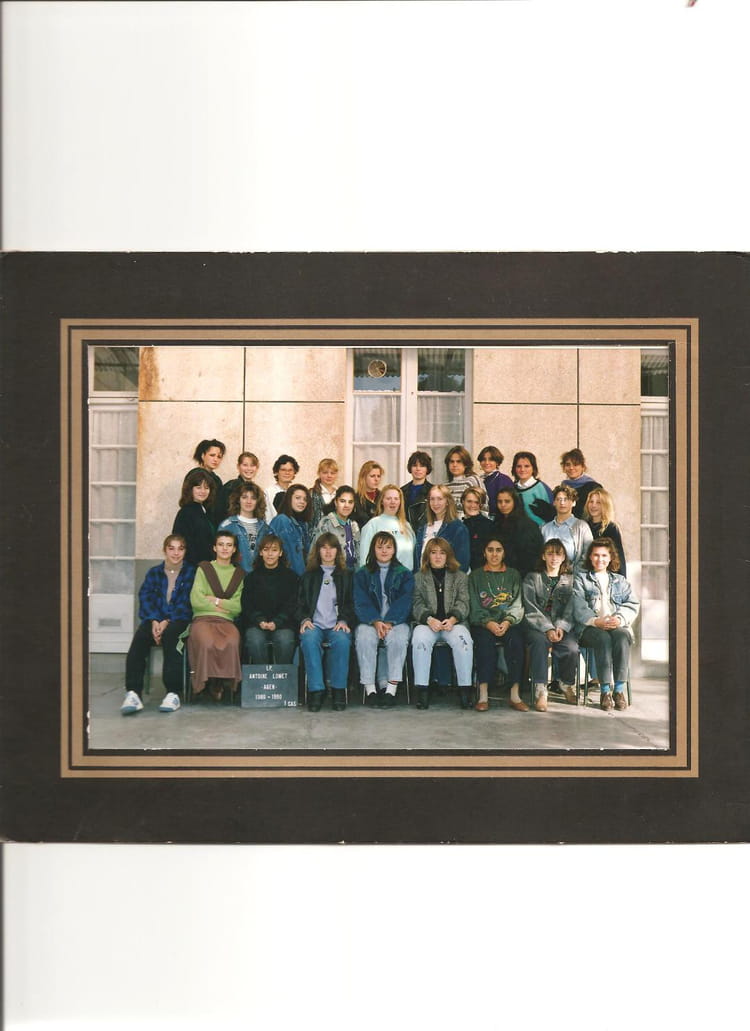 Photo de classe I CAS Lomet 1989-1990 de 1989, Lycée Professionelle ...