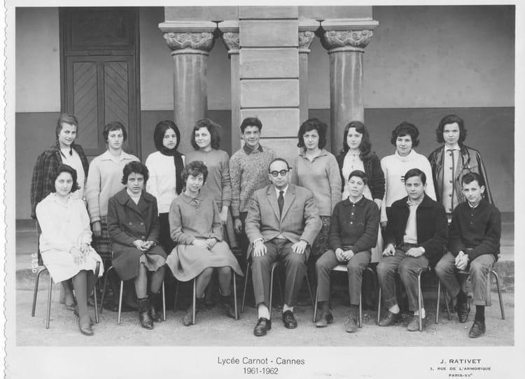 Photo de classe 4° d'accueil de 1961, Lycée Carnot - Copains d'avant
