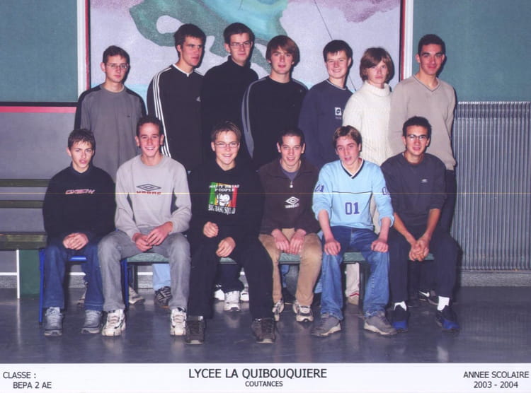 Photo de classe BEPA 2 AE de 2003, LEGTA COUTANCES - Copains d'avant