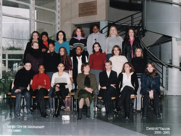 Photo de classe Terminal 708 de 2001, Lycée Guy De Maupassant - Copains ...