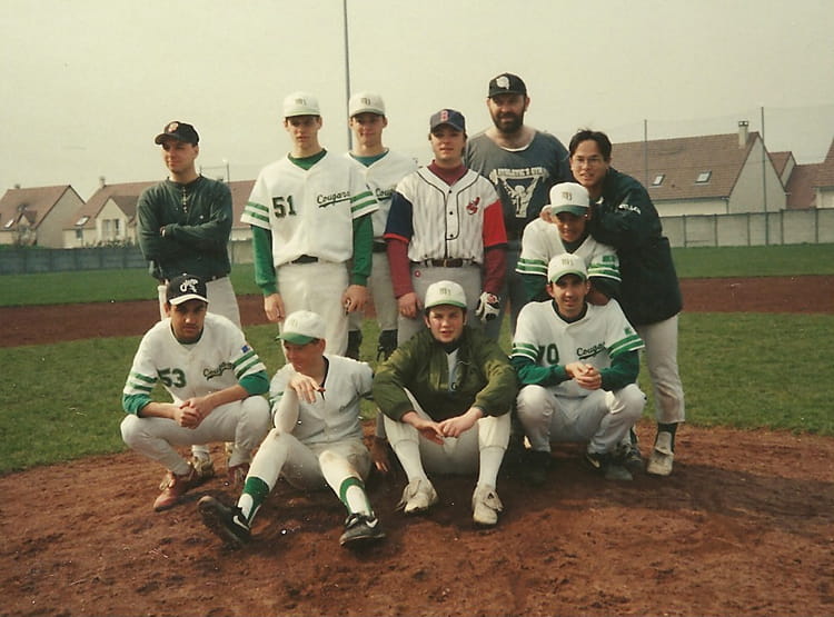 Photo de classe Tournoi de Savigny de 1995, MONTIGNY BASEBALL COUGARS ...