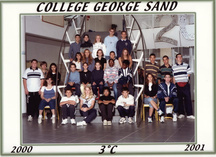 Photo de classe 3°C de 2000, Collège George Sand - Copains d'avant