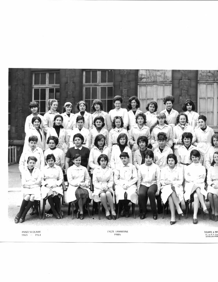 Photo de classe 3ème de 1964, Lycée Lamartine - Copains d'avant