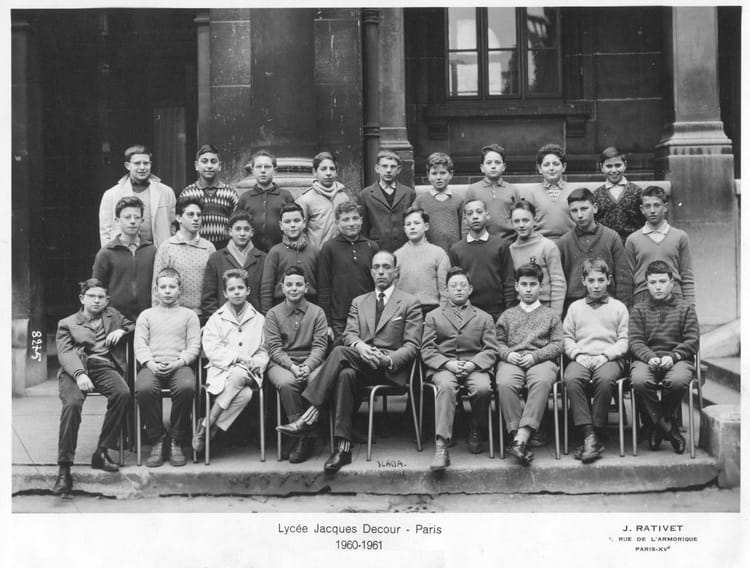Photo de classe 4ème de 1960, Lycée Jacques Decour - Copains d'avant