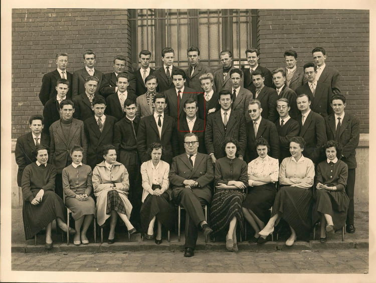 Photo de classe Math Elem de 1957, Lycée Jean Bart - Copains d'avant
