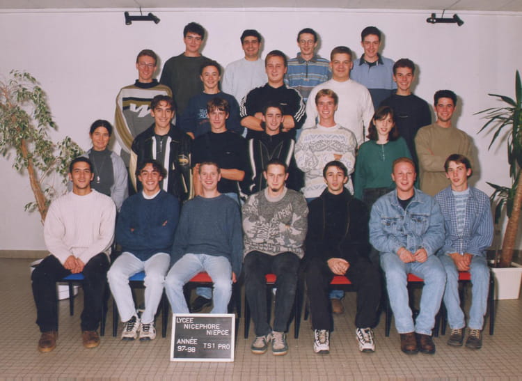 Photo de classe BTS Productique de 1998, Lycée Nicephore Niepce ...