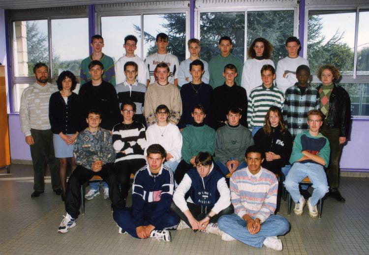 Photo de classe 3eme techno 1995-1996 de 1995, COLLEGE ROMAIN ROLLAND ...