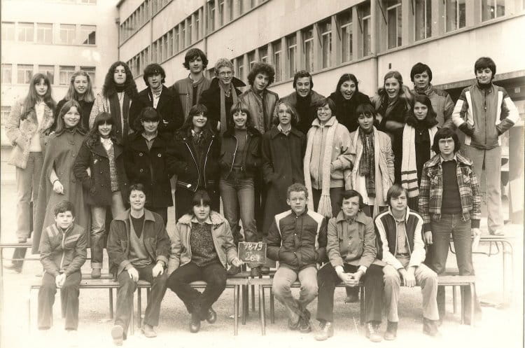 Photo de classe Seconde S 3ème rgs 3ème a gche de 1978, Lycée Emmanuel ...