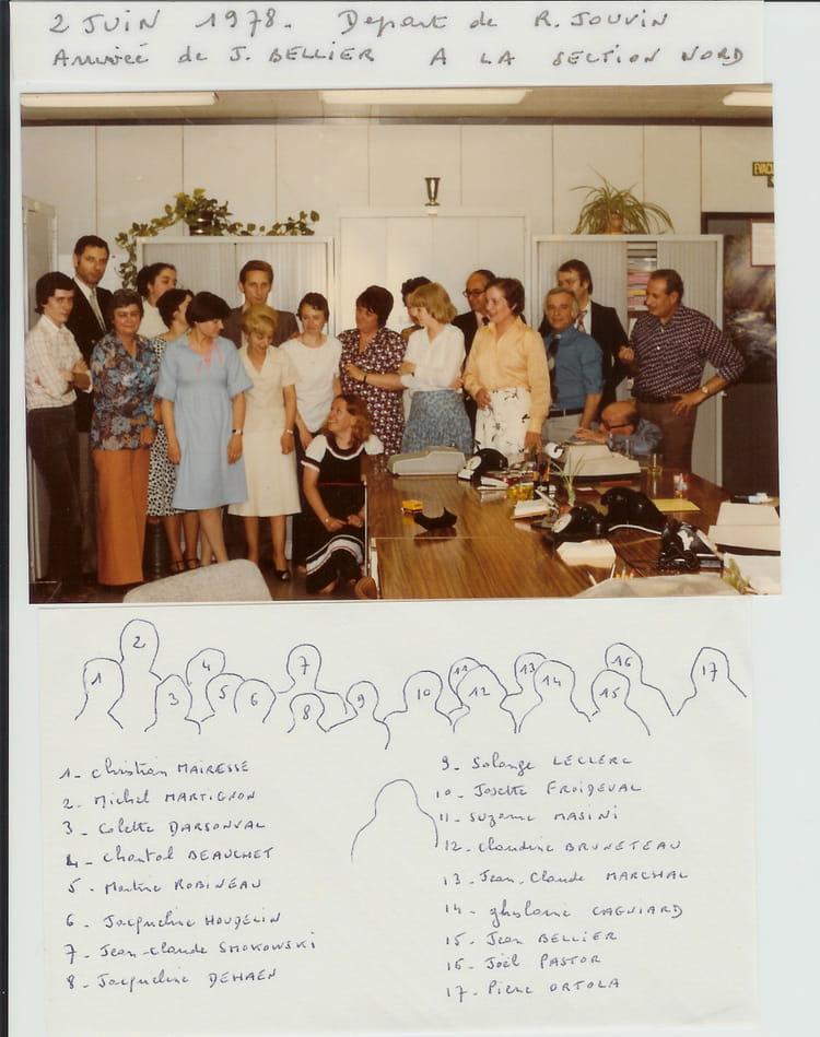 Photo de classe LA DEFENSE section Nord de 1978, ESSO SAF - Copains d'avant