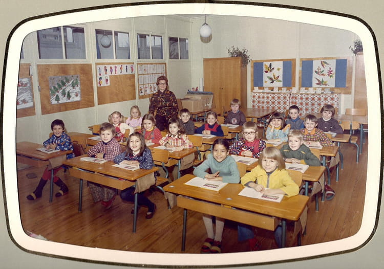 Photo de classe CP Mme BESSARD de 1974, ECOLE DOCTEUR ALFRED RICHET ...