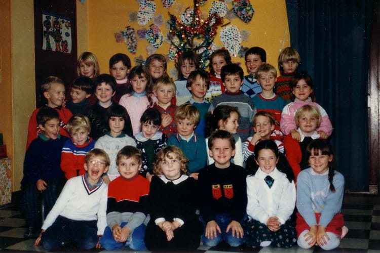 Photo de classe CP - 1988/1989 - Lavannes de 1988, Ecole De L'eglise ...