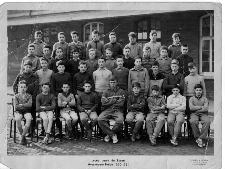 Photo de classe 5ème moderne de 1960, Lycée Jessé De Forest - Copains d ...