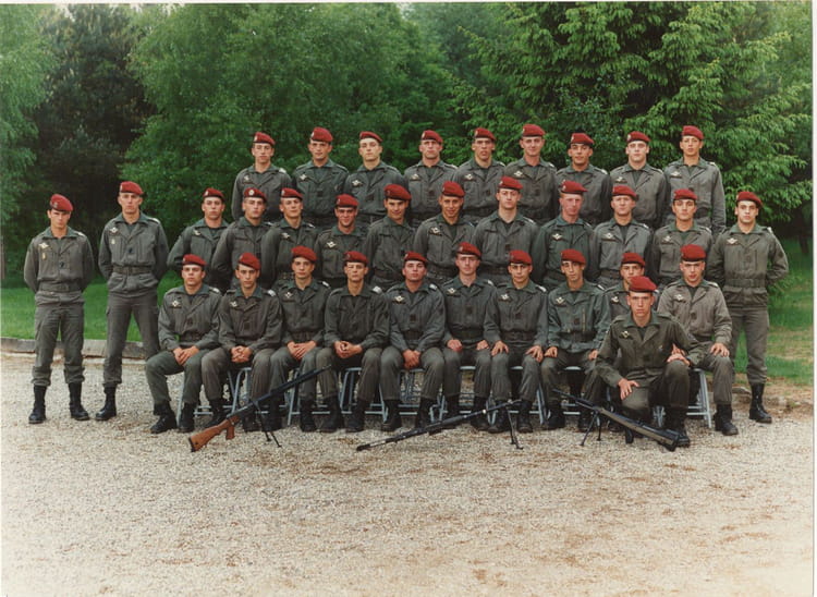 Photo de classe 13 ème RDP Bitche contingent 94-04 de 1994, 13 Régiment ...