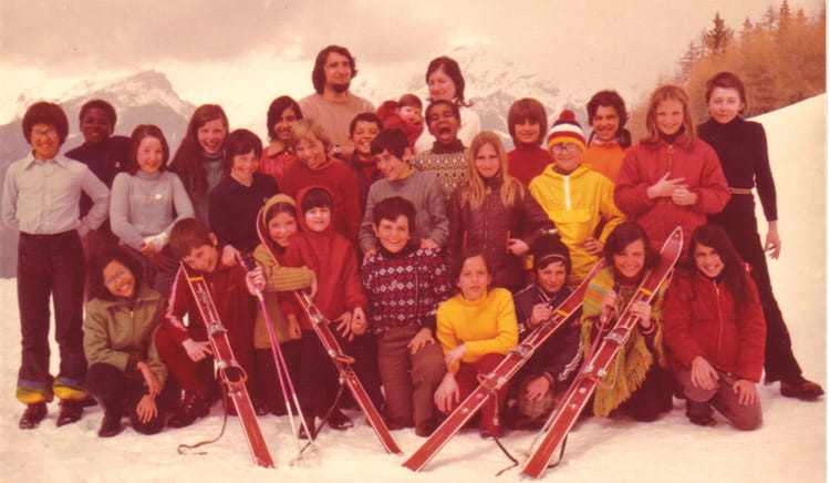 Photo de classe CLASSE DE NEIGE de 1973, ECOLE JACQUES SOLOMON ...