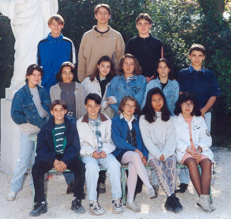 Photo de classe 4ème C 1994-1995 de 1994, Collège Sainte-marie ...