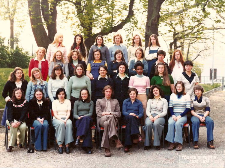 Photo de classe TF8 de 1976, Lycée Claude Monet - Copains d'avant