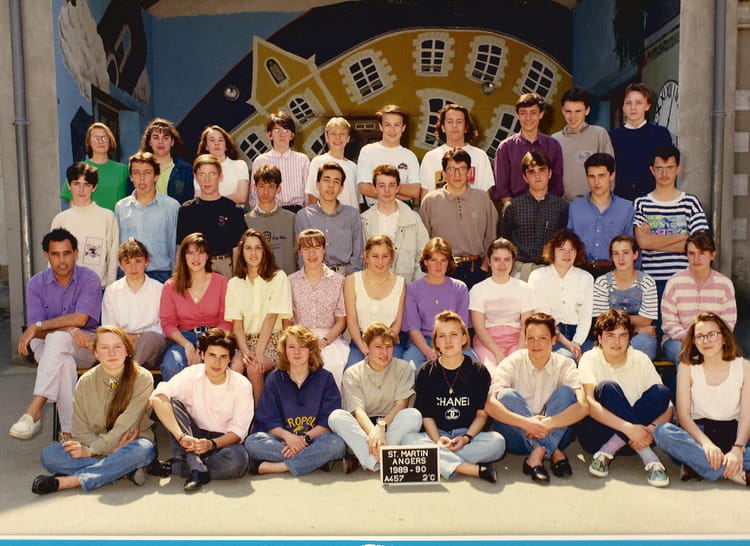 Photo de classe 2C de 1989, Lycée Saint-martin - Copains d'avant