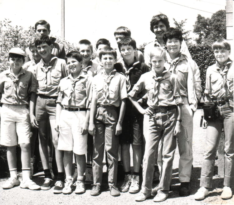 Photo de classe Scouts de France, troupe de Saulxures-lès-Nancy de 1985 ...