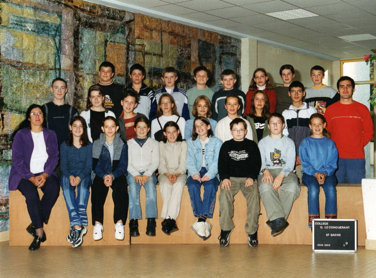 Photo de classe 5emeD de 2002, College Guillaume Le Conquérant ...