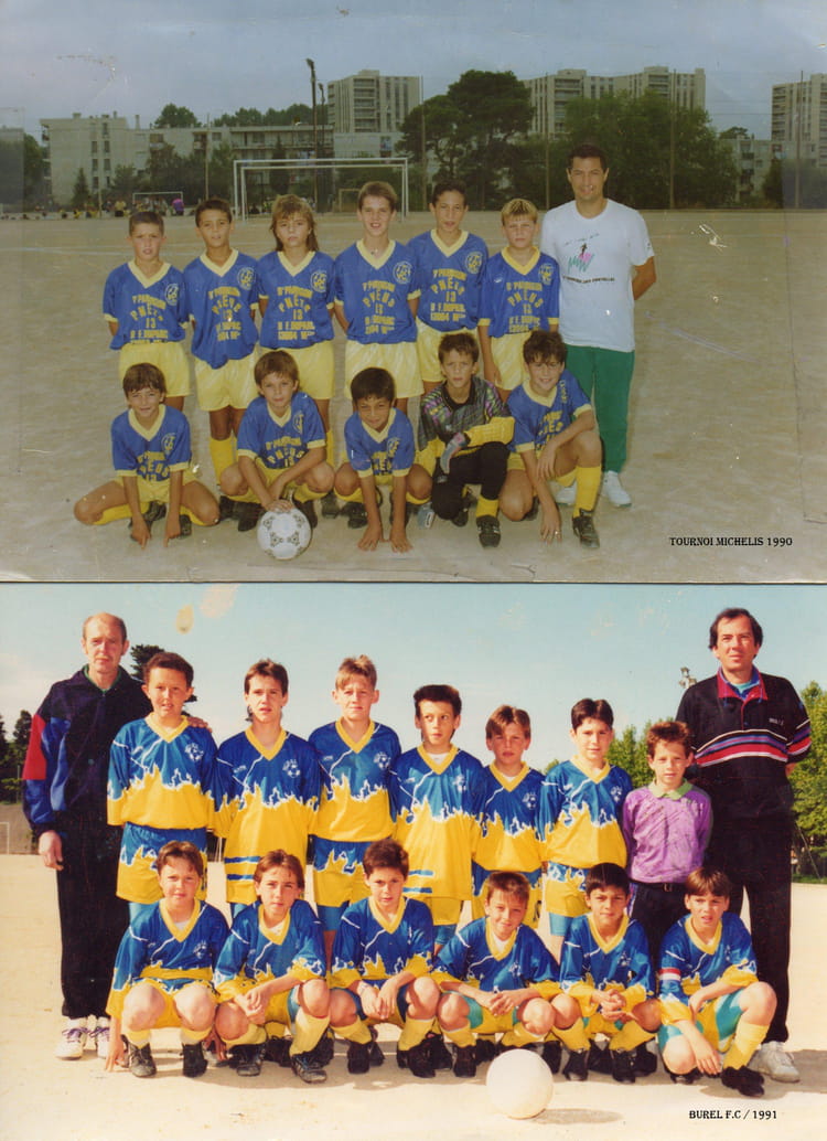 Photo de classe Burel FC 91/92 de 1991, Burel F.c - Copains d'avant
