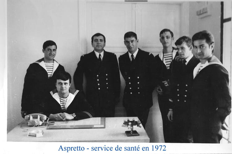 Photo de classe Aspretto - service de santé de 1972, BAN ASPRETO ...