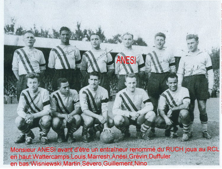 Photo de classe Mario Anesi de 1947, US RUCH CARVIN - Copains d'avant