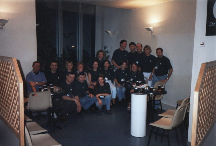 Photo de classe Collégues de travail chez Delarue de 1998, OBERTHUR ...