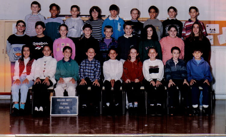Photo de classe 6° 1 de 1994, Collège Georges Rayet - Copains d'avant