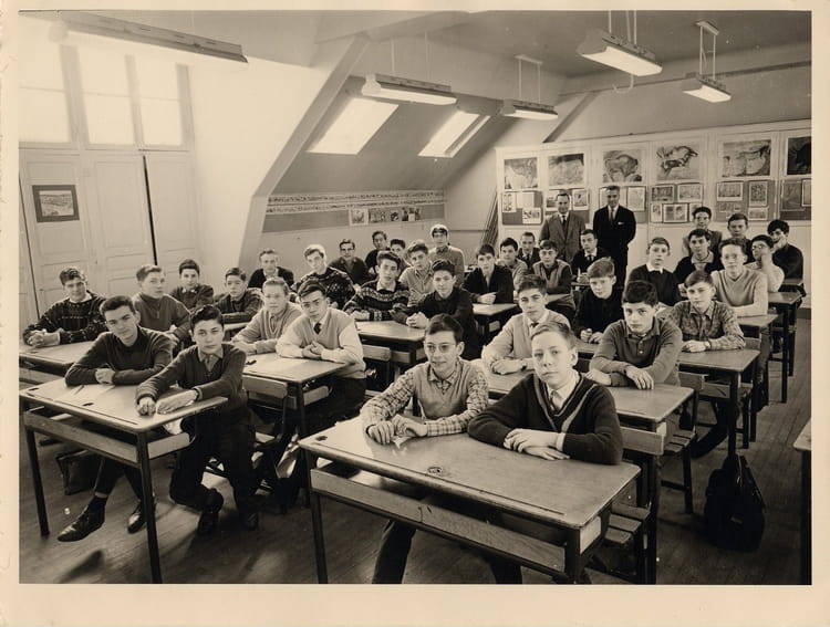 Photo de classe 3 ème de 1963, College Rue De L'ancienne Mairie ...