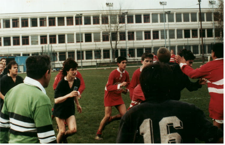 Photo de classe Match local ( 1990 ou 1991 ? ) de 1990, US VILLEJUIF ...