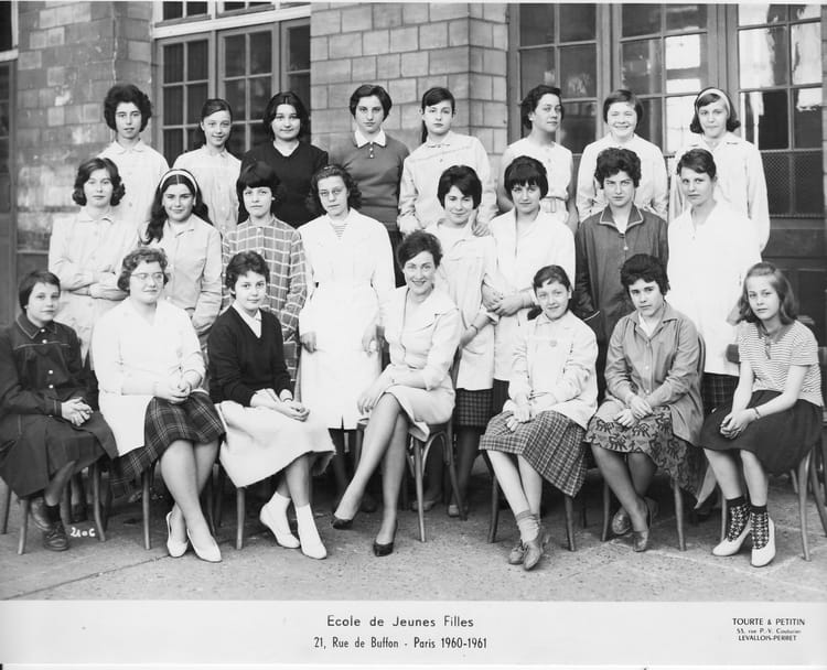 Photo de classe Collège Buffon 5ème de 1960, Collège Buffon - Copains d ...