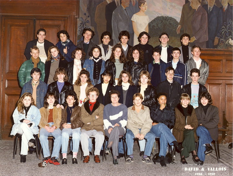 Photo de classe 2nde9 de 1988, Lycée Jacques Decour - Copains d'avant