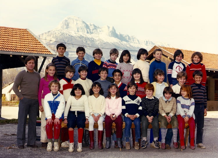 Photo de classe CM1 de 1983, Ecole Jules Ferry (Villard Bonnot ...