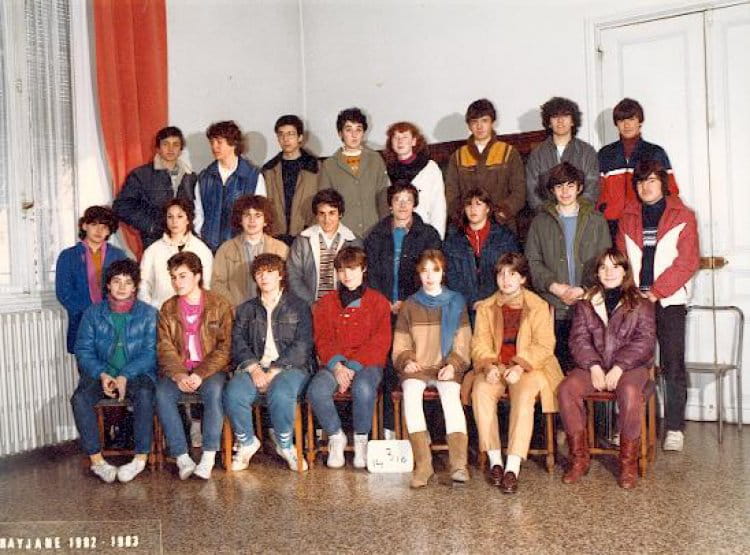 Photo de classe College Paul Riquet 3°10 1982 1983 de 1983, Collège ...