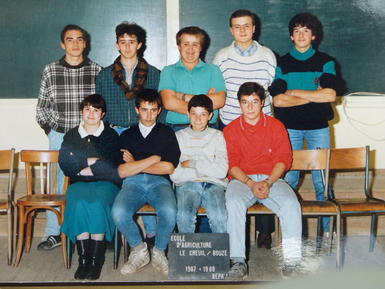 Photo de classe BEPA 1ére année de 1988, Lycée Agro-environnemental ...