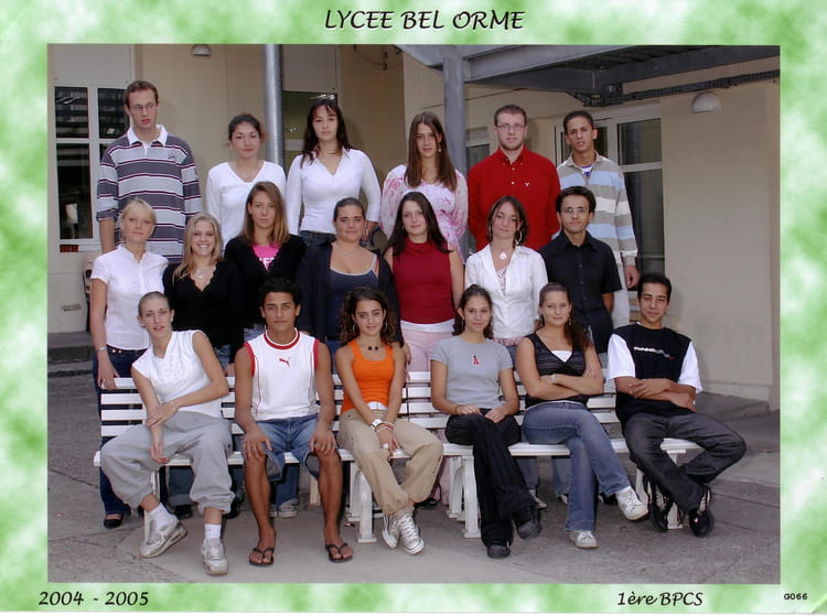 Photo de classe 2004-2005 (1ère Bac Pro) de 2004, Lycée Professionnel Bel Orme - Copains d'avant