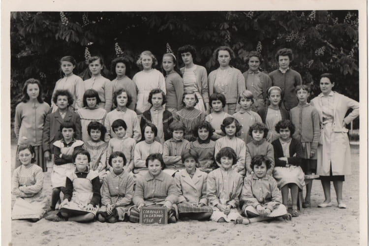 Photo de classe Classe certificat d'études ? de 1960, CEG - Copains d'avant