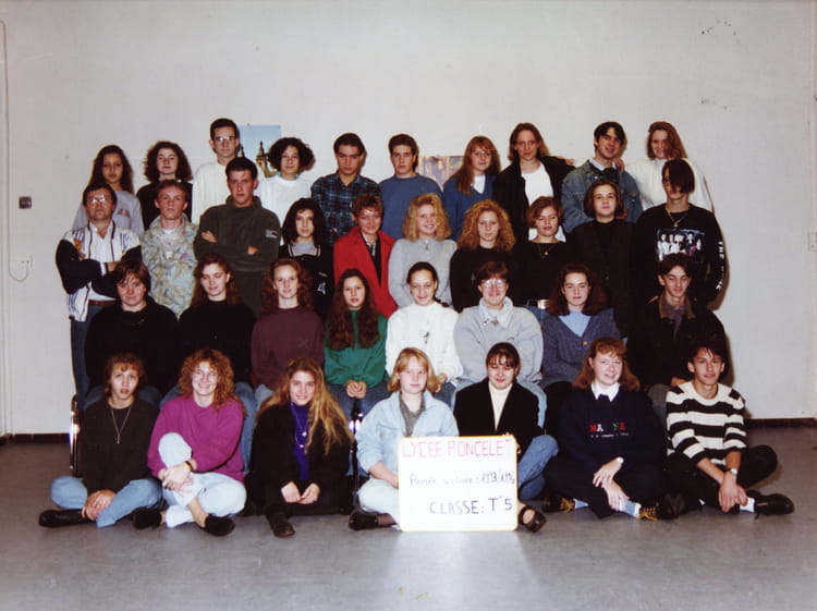 Photo de classe Terminale 5 de 1970, Lycée Jean Victor Poncelet ...