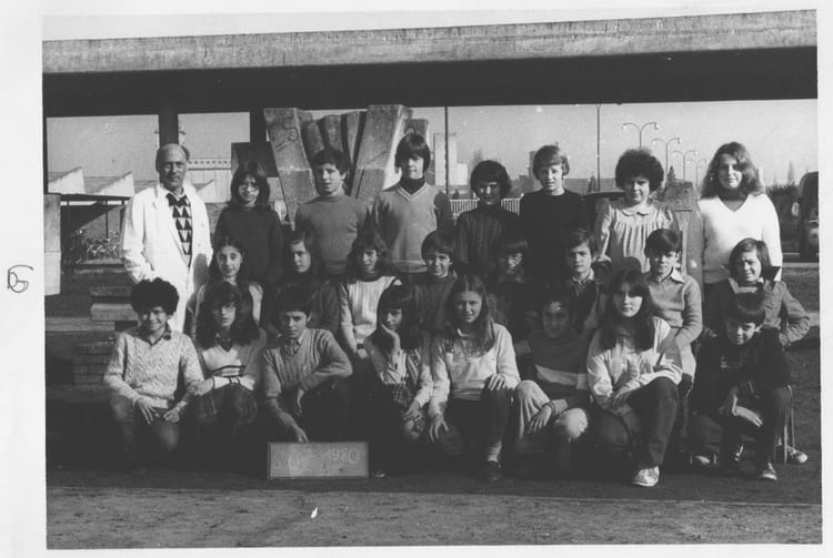 Photo de classe 6ème6 1979-1980 de 1979, Collège Denis Poisson ...