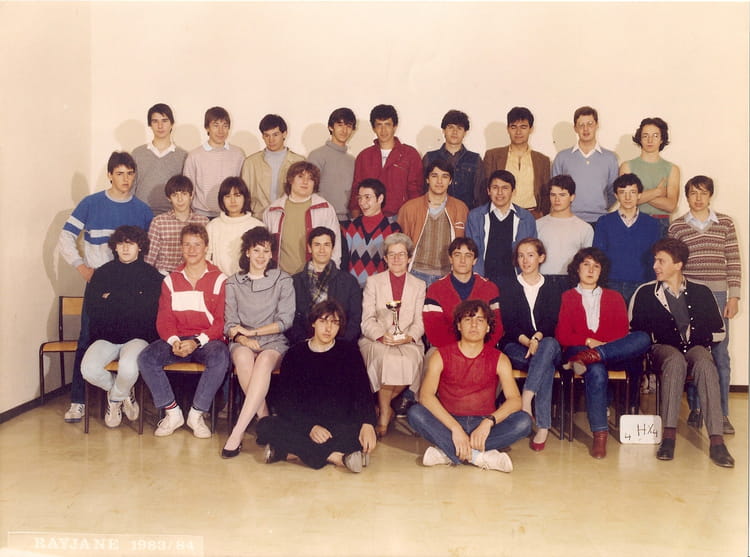 Photo de classe Maths Sup 4_Joffre_1983 1984 de 1984, Lycée Joffre ...