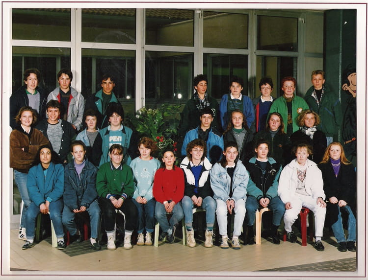 Photo de classe 3eme 2 de 1988, Collège Léon Marie Fournet - Copains d ...